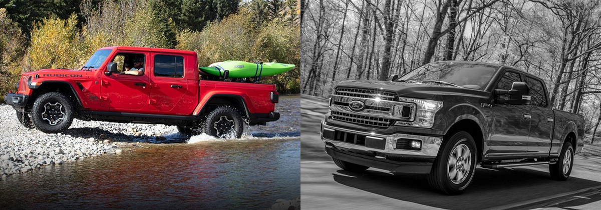 2020 Jeep Gladiator vs 2019 Ford F-150 - Longmont Area | Pollard Jeep
