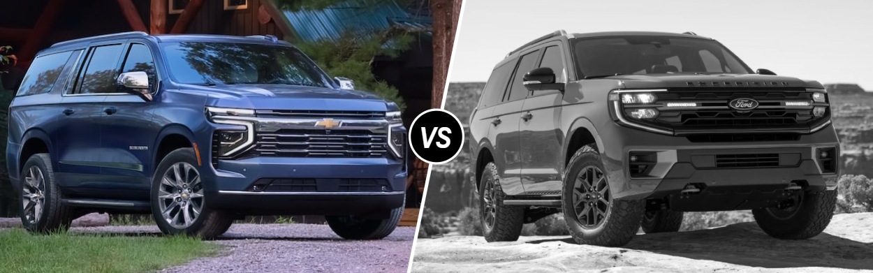 2025 Chevrolet Suburban vs 2025 Ford Expedition near Philadelphia, PA ...