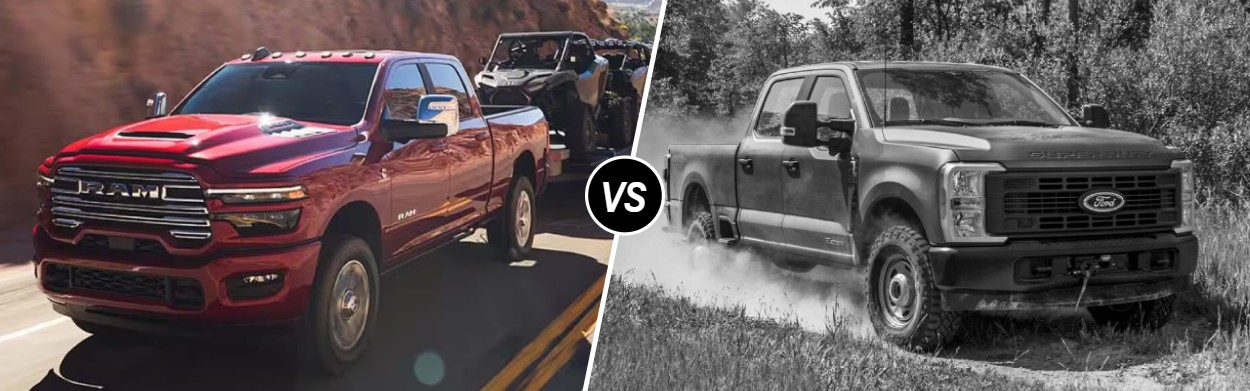 2025 Ram 2500 vs 2025 Ford Super Duty F-250 in San Antonio, TX - Ancira Ram