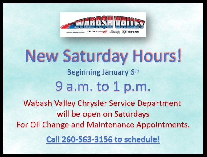 Service Department near Fort Wayne